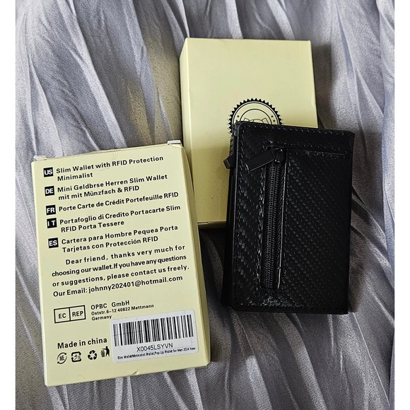 Bags | Pitaka Slim Wallet Mens Carbon Fiber Black Rfid Protection ...